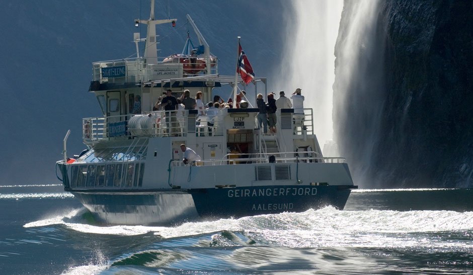 Noorwegen per bus, boot en trein