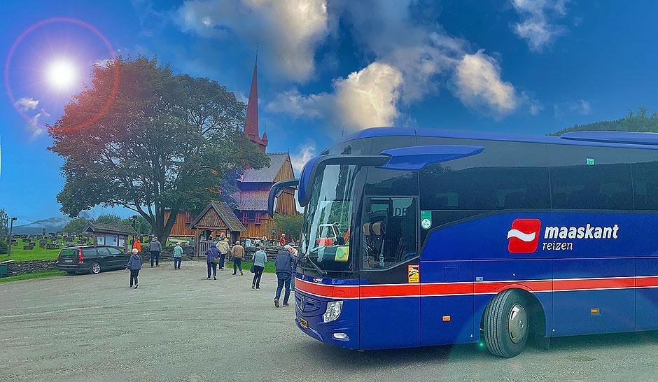 Noorwegen per bus, boot en trein